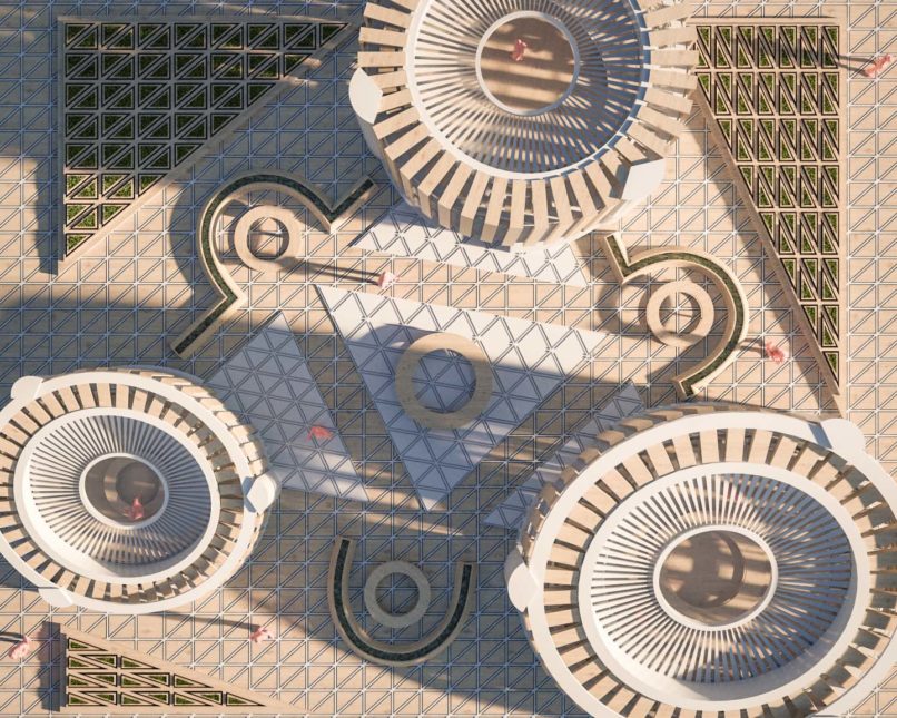 Synthetic Didascaly - Sun Pavilion | USA - The Architectural Mythologems