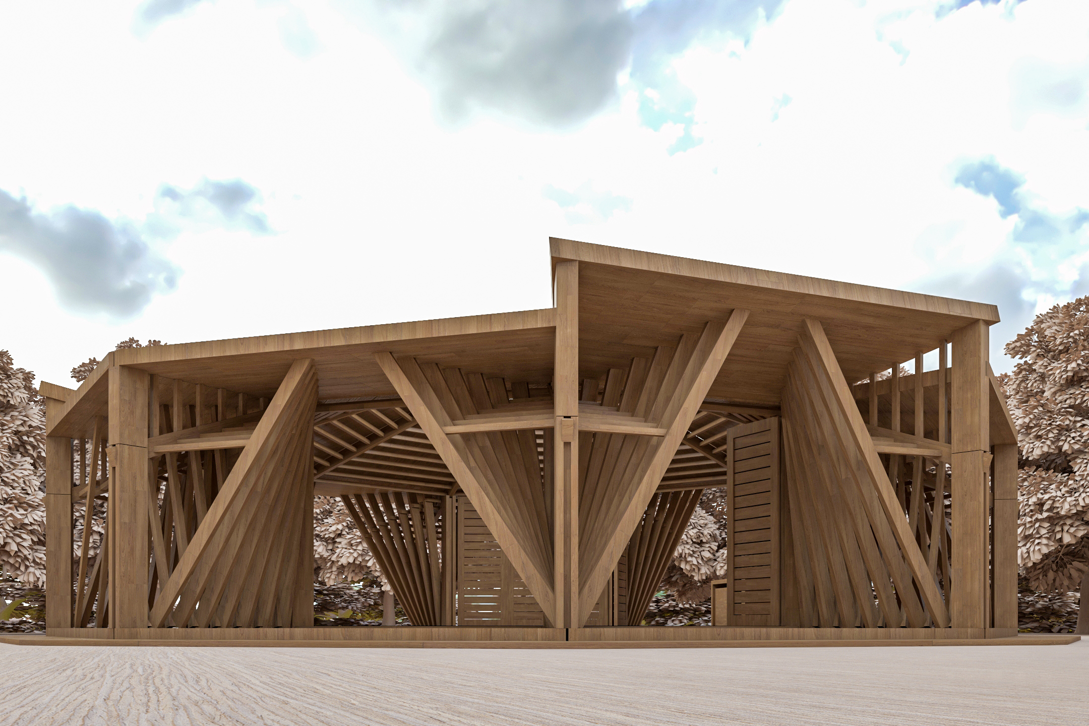 Nonagon Temple - The Architectural Mythologems