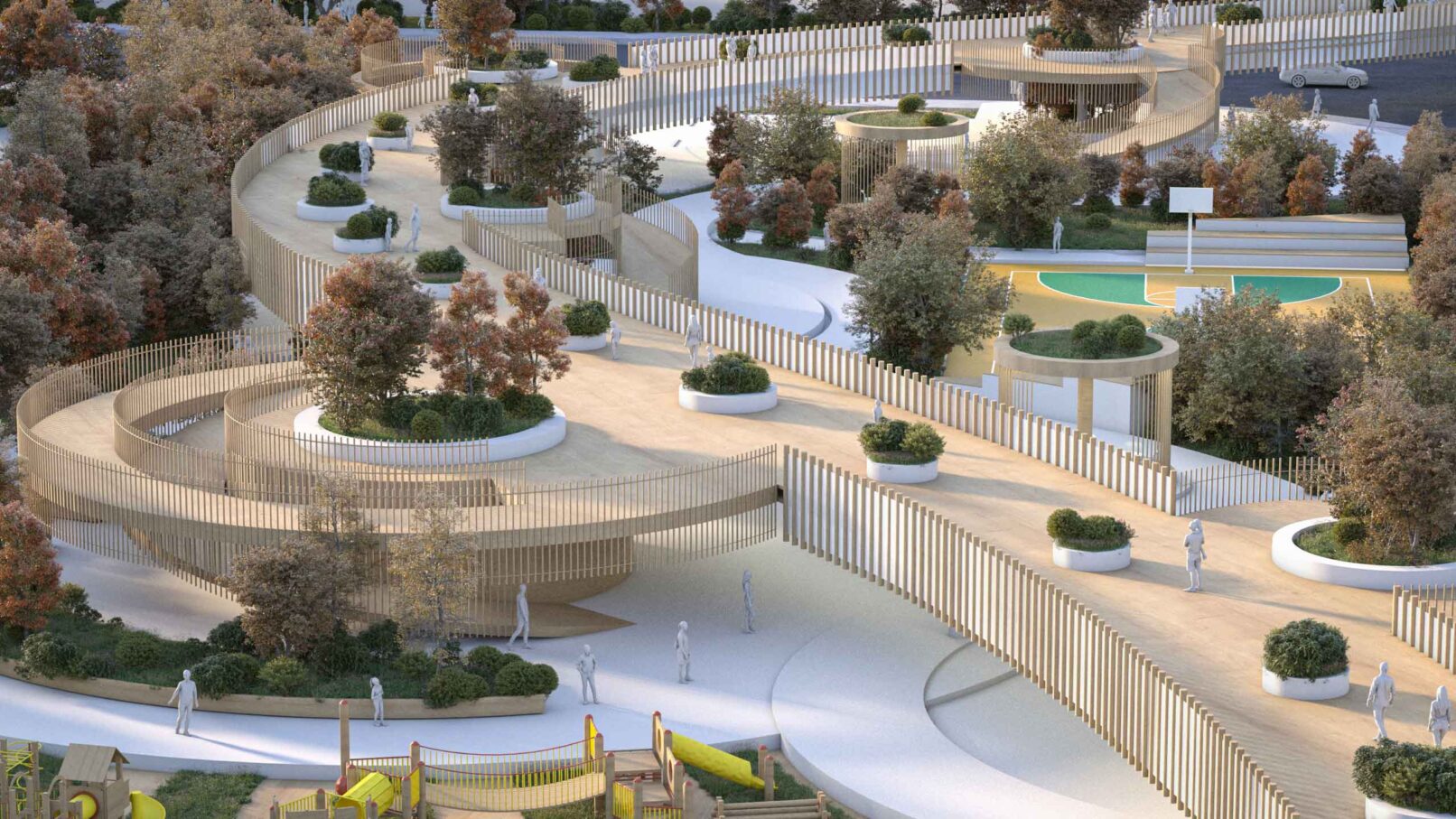 The Architectural Mythologems Huaxin Town Community Integration Design